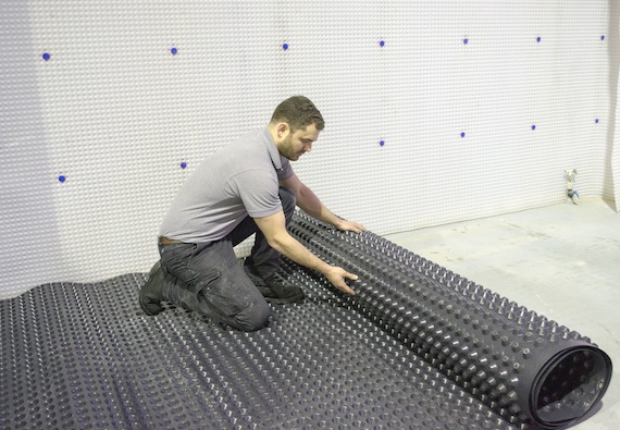 Basement Floor Membranes | Cavity Drain Floor Membrane